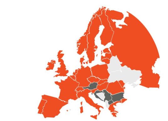 4g Coverage Map Of Europe - Map